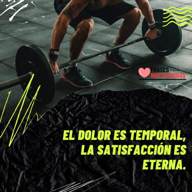 Frases Motivadoras GYM Cortas Bonitas e Inspiradoras [Imágenes]