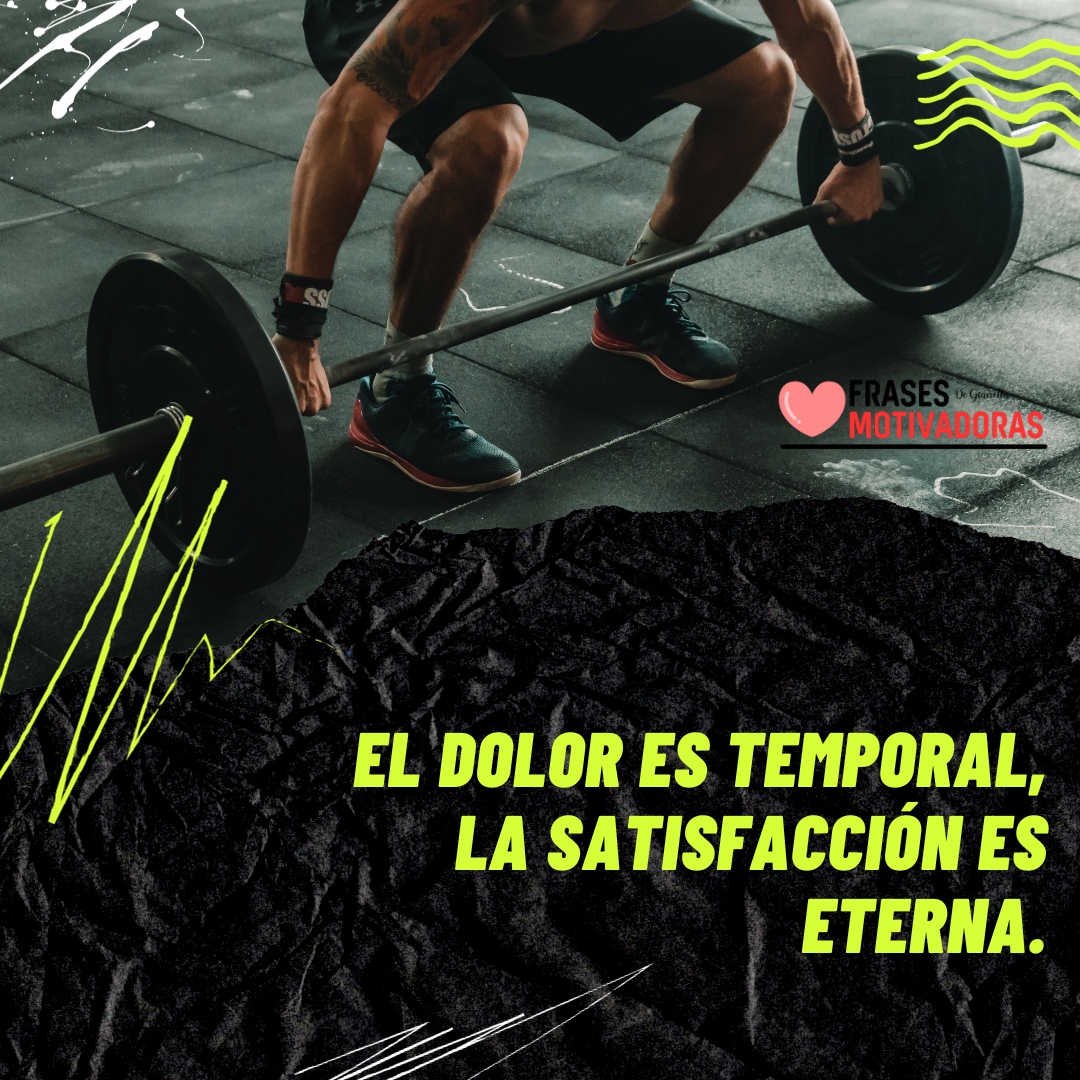Frases Motivadoras GYM Cortas Bonitas e Inspiradoras [Imágenes]
